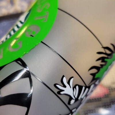 Stitch Cow Print Starbucks Cup Starbucks Cold Cup Reusable Cup 24oz ...