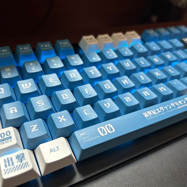 Eva Unit-00 Keycap Set, Cherry Profile, PBT, Cherry MX Stem, Dye-sub ...