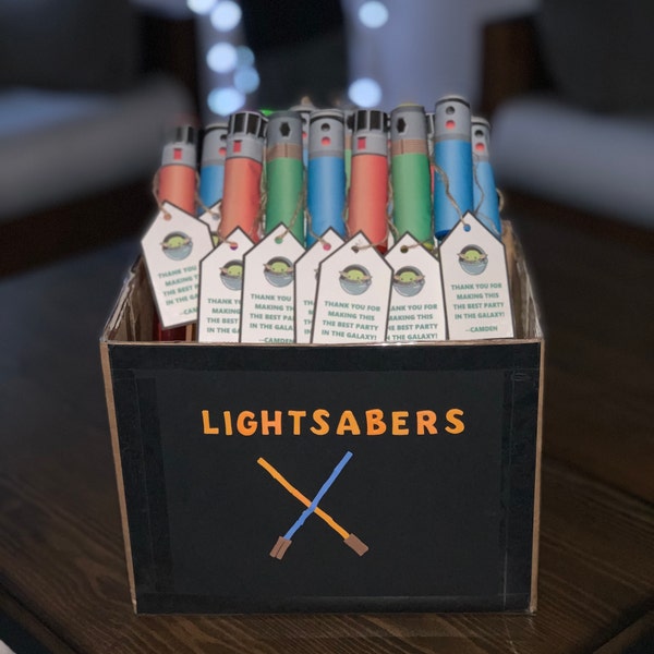 Light Saber Candy Wrappers for Star Wars Party Favors - Etsy