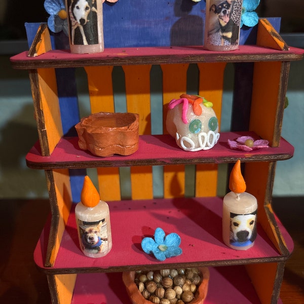 Mini Clay Nicho Candles: Pet Memorial Altar Decorations - Etsy