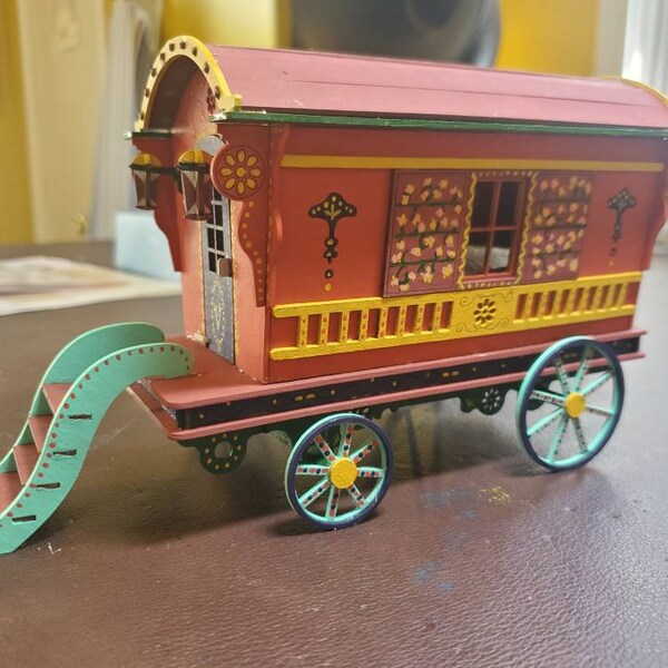 Gypsy Caravan Kit- Build Your Own- Vardo Wagon- Mini - Ships From USA ...