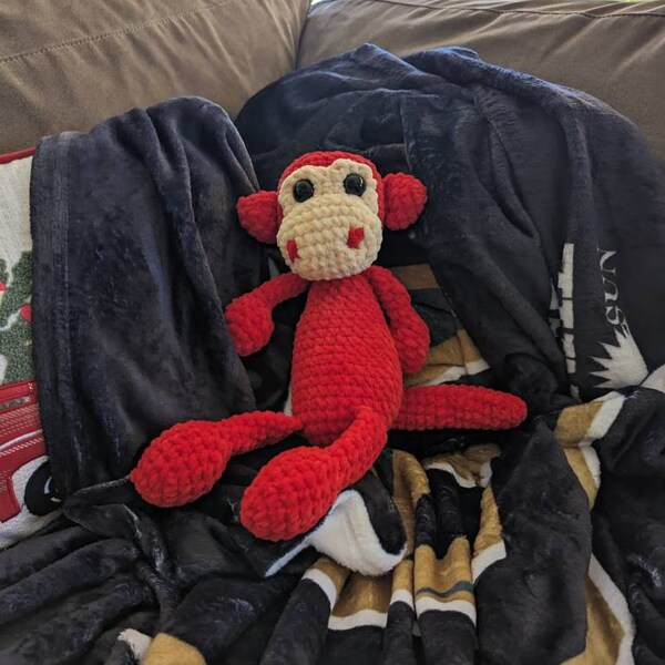 Crochet Pattern: Flip Flop Monkey / Amigurumi/ Stuffy/ Softie/ Animal ...