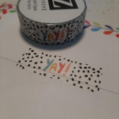 Snake's Skin Washi Tape, Black Snake Skin Pattern Paper Tape, Animal ...