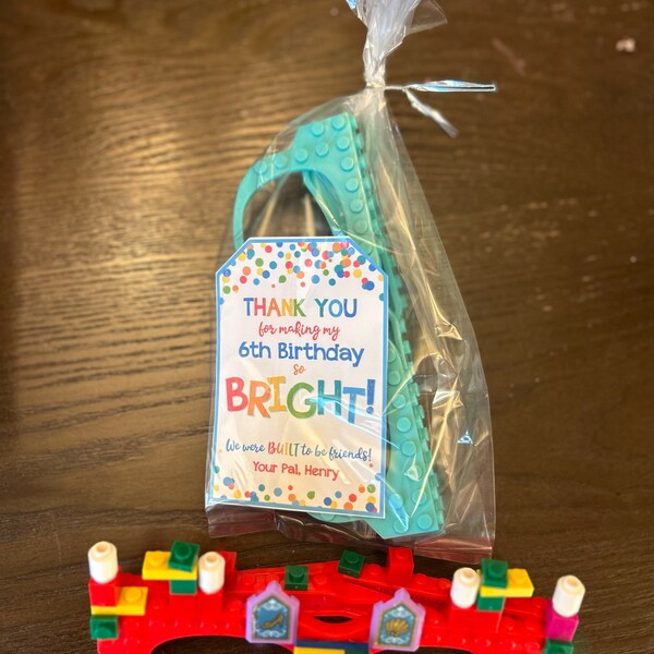 Thanks for Making My Birthday Bright Tag Finger Light Sunglasses Glow ...