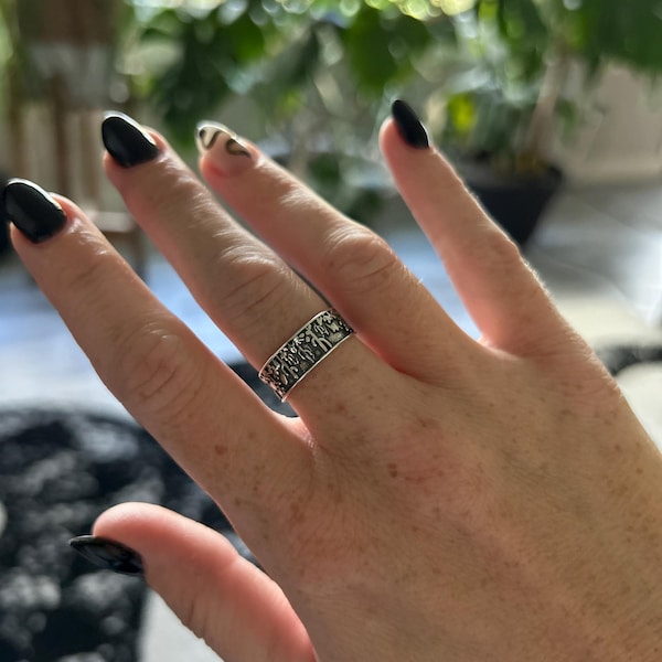 Sardine Fish Ring .925 Sterling Silver Jewelry Fishing Ring ...