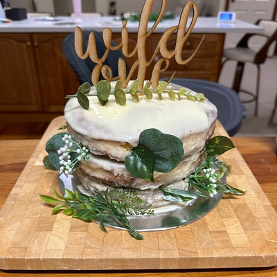 Wild One Cake Topper. Laser Cut MDF Wooden Timber Cake Topper Perfect ...