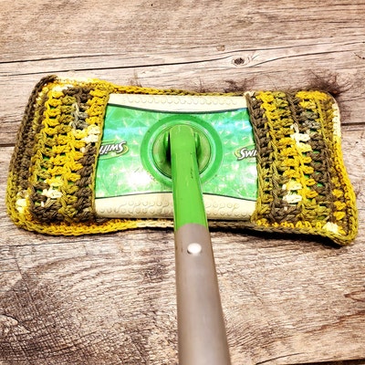 Crochet Pattern Reusable Crochet Sweeper Cover Pattern Sweeper Pad ...