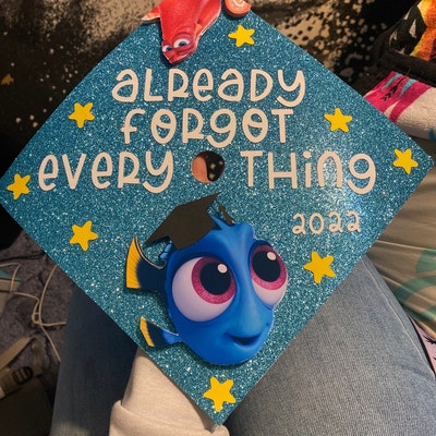Exit Buddies, Graduation Cap Topper, Dory, 3D Photos, Graduation Topper ...