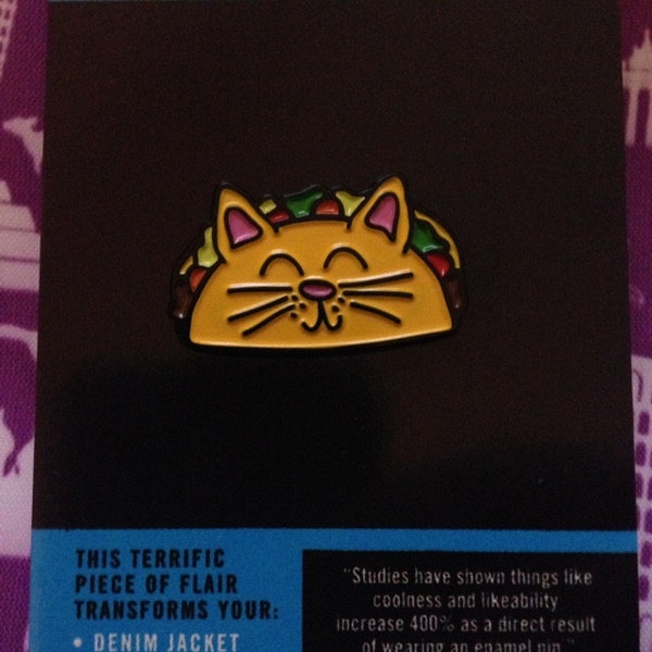 TACOCAT- 1" Soft Enamel Pin - Etsy