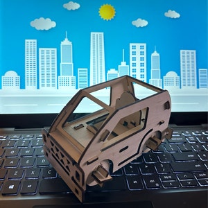 Car Jumping Ramp Laser Cut Files. Digital Template Kids's Games Highway ...