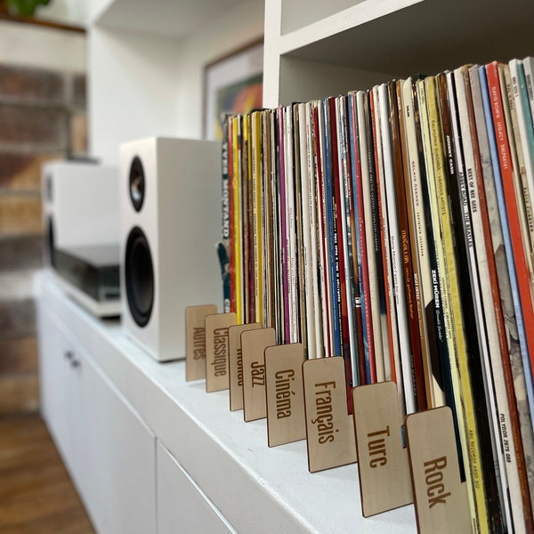 Eco Friendly, Genre Record Dividers, Record Dividers, Custom Genre ...