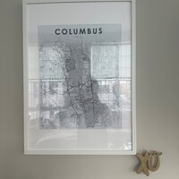 Custom Map, City Map Print, Custom Map Poster, Any City, Any Town ...