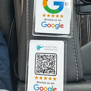 Google Review NFC & QR Code Tap Card Made With Your Business Logo Tap ...