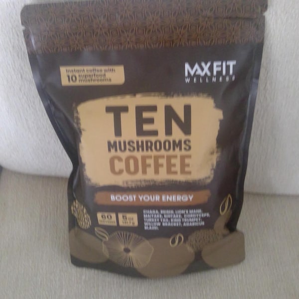 Mushrooms Instant Coffee Organic 60 Servings / Immune Boosting Coffee ...