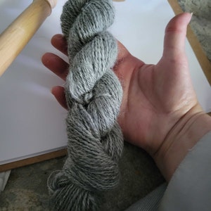 Corriedale Roving, Grey Corriedale Top, 100 Grams of Spinning Fiber ...