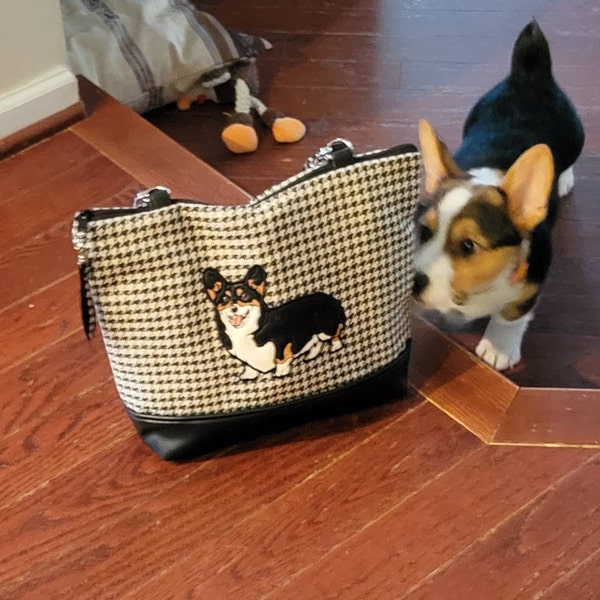 Italian Greyhound Purse, Whippet Purse Appliqued Greyhound/whippet ...