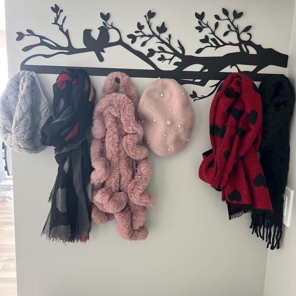 Extra Large Tree Coat Rack, Entryway Organizer, Wall Hooks Unique ...