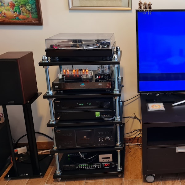 Audiophile Audio Rack / Record Player Stand / Turntable Stand ...