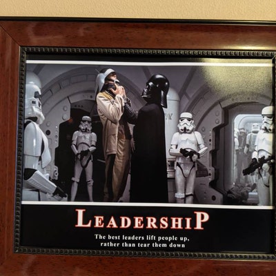 Digital Download Darth Vader leadership Poster 2 - Etsy