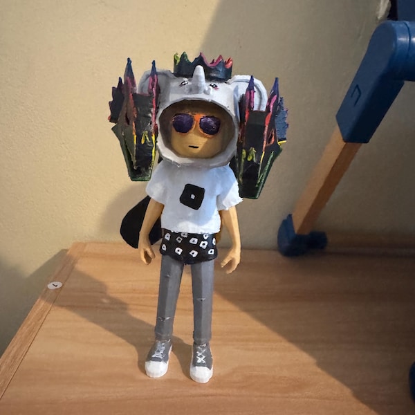 Custom Avatar Figure - Personalized 3D Printed Roblox Character - Etsy