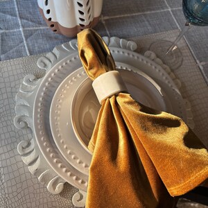 Velvet Napkins, Table Setting, 20x20 Napkins, Wedding Table Decor ...