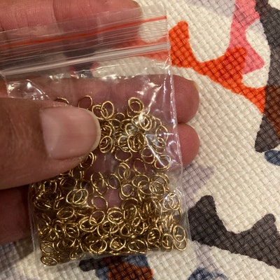 Brass Open Jump Rings 6x5x0.8mm Raw Brass Open Jump Rings Not Soldered ...