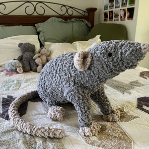 Digital Crochet Pattern Realistic Rat - Etsy