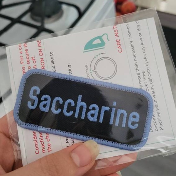 Embroidered Custom Iron-on Rectangle Name Patch - Etsy