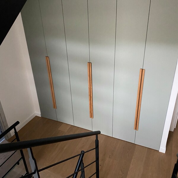 Minimalist Oak Wood Handles, Ikea Pax Upgrade, 95-110cm. - Etsy