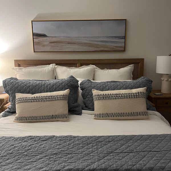 Vintage Spring Meadow Forest Landscape Wall Art, Long Horizontal ...