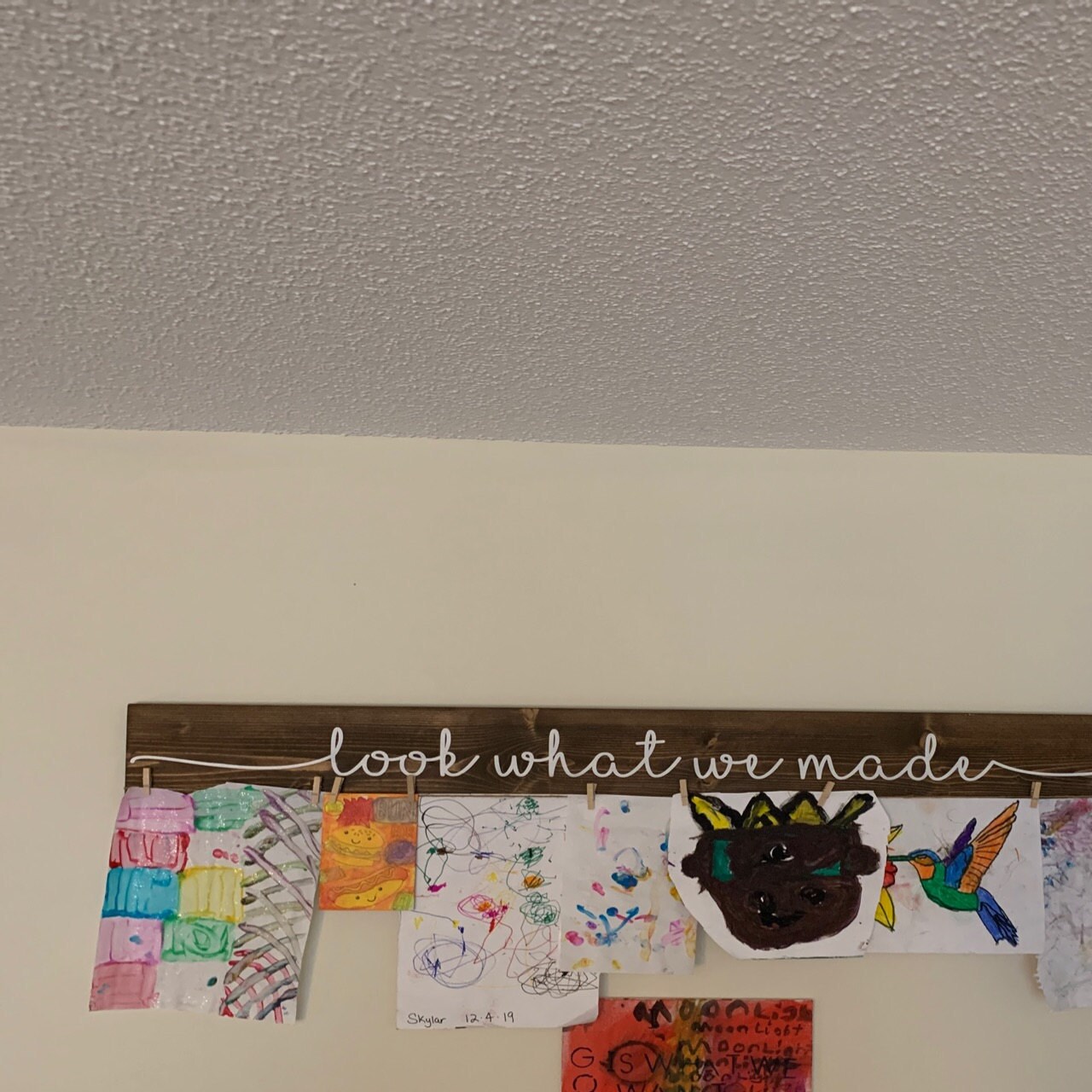 Look What We Made Sign | 46 Kids Art Display