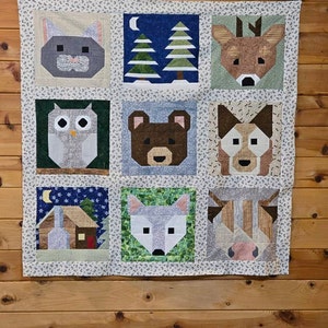 Cat Face Pet Kitten Animal Quilt Block PDF Pattern - Includes ...