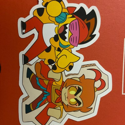 Chibi Party MK and SWK Cardboard Cutout Sticker 3 Inch Matted Sticker ...