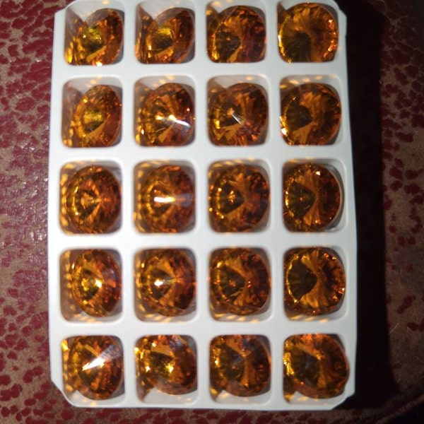 Sunflower Sparkles CAL 39ss - 8mm Swarovski 1088 Xirius Chatons - Etsy