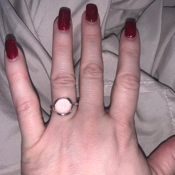 Clear Crystal Quartz Ring- Transparent Ring- Crystal Quartz Ring ...