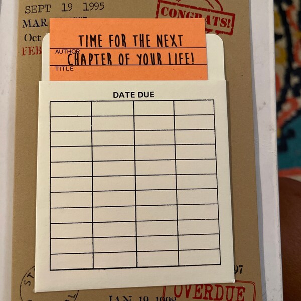 Time for the Next Chapter in Your Life! Book Themed Congratulations ...