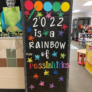 Teachers School Classroom Door Decoration Cutouts DIY Kit - Etsy