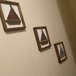 Rustic Wood Sailboat Nautical Decor Boat Decor Summer - Etsy