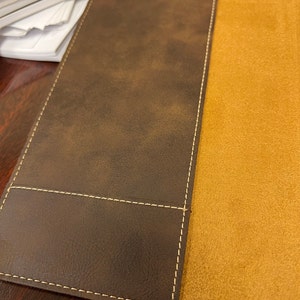 Personalized Portfolio Leather Canvas Portfolio Custom - Etsy