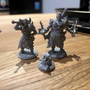 Santa Claus Barbarian Fighter Xmas Tabletop Miniature for - Etsy