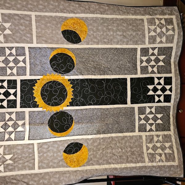 Eclipse Sky Quilt Pattern Pdf Download - Etsy