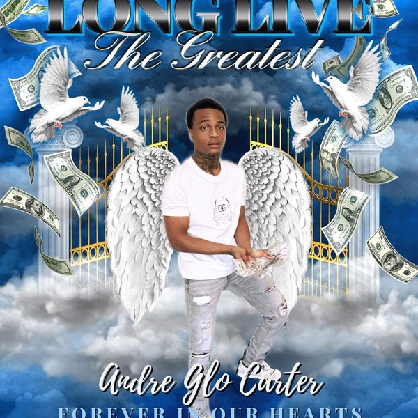 Long Live the Greatest PNG, Blue Sky Heaven Gate Memorial Background ...