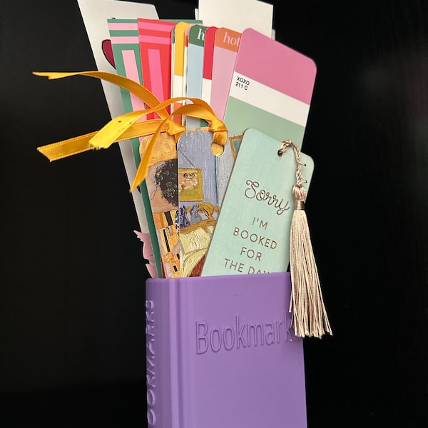 Book Shaped Bookmark Holders - Bundles Available - 3D Printed - Bookish ...
