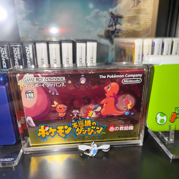 Japanese Game Boy Advance Game Box Acrylic Nintendo Storage Display ...