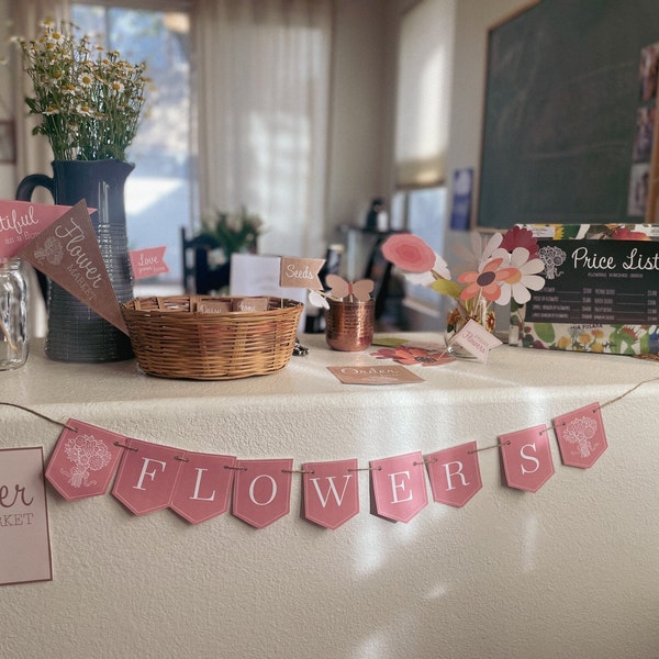 Flower Market Dramatic Play Set | Dramatic Play Set | Pretend Play ...