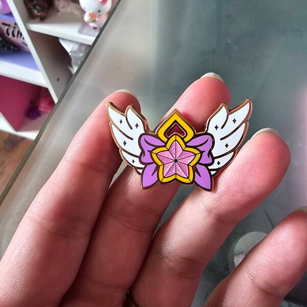 Lux Star Guardian Badge Enamel Pin - Etsy