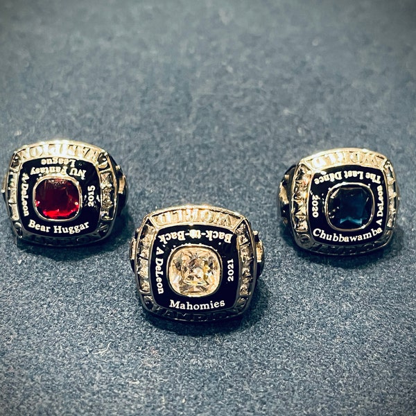 Personalized Custom World Champion Ring - Football, Baseball ...