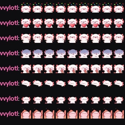Animated Cute Koi Fish Pop Cat Twitch/discord Emote & Sticker - Etsy