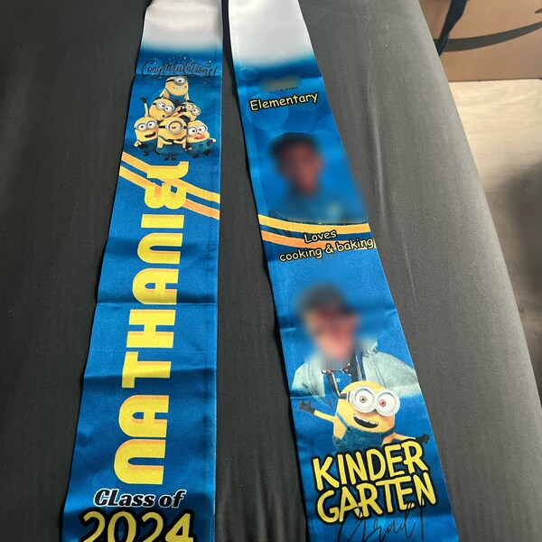 Pre-k Kindergarten Stoles Customized Elementary Personalized Graduation ...