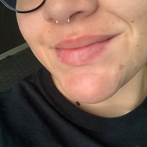 Opal Tragus Earring Conch Daith Rook Helix Snug Lip Ring | Etsy